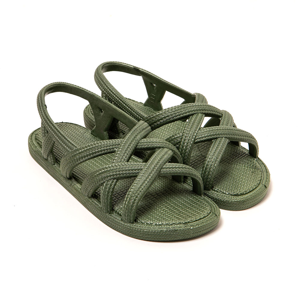 Sandals Ankara color Military Green