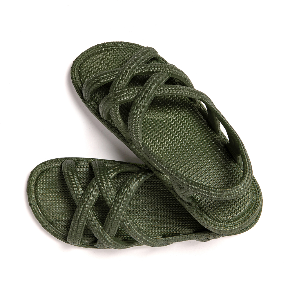 Sandals Ankara color Military Green